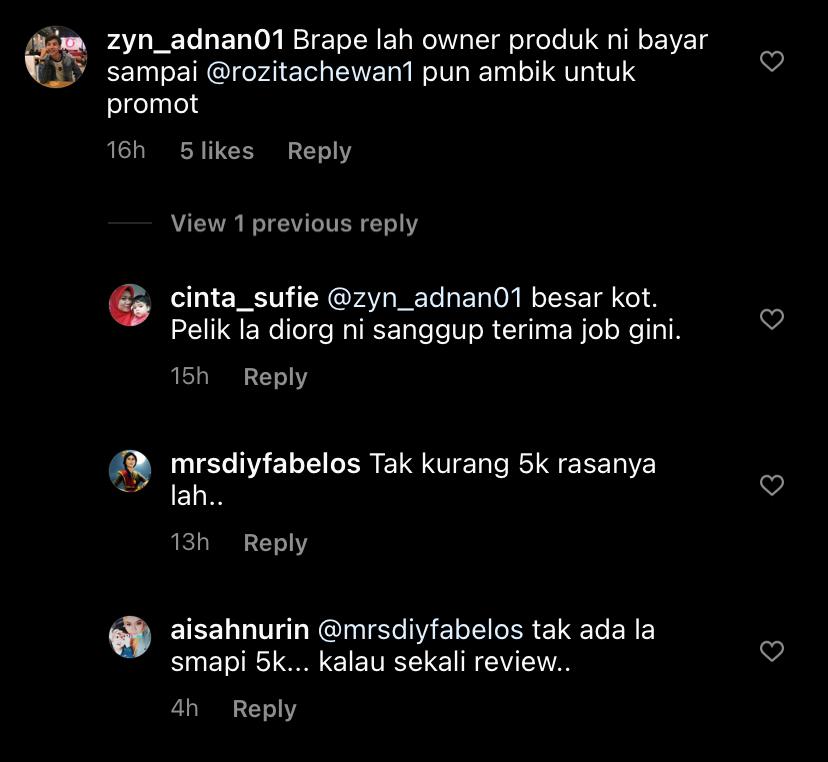 “Berapa Agaknya Owner Iklan Ni Bayar Ya..” – Selepas Zara Zya, Che Ta ...