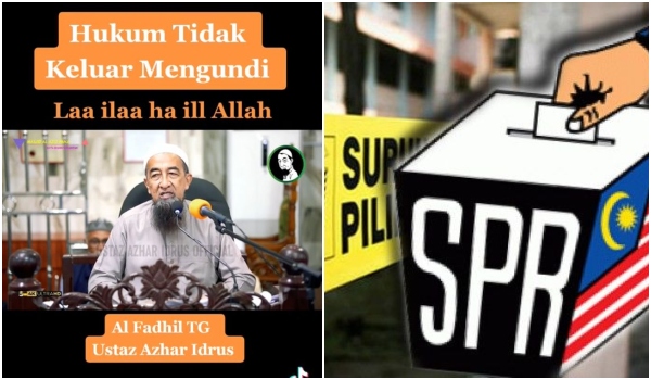 ‘Berdosa Ke Tak?’- Ustaz Azhar Idrus Jelas Hukum Tidak Keluar Mengundi | Kool 101