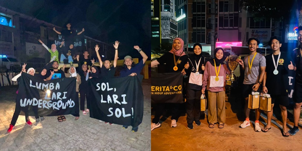 Sol Lari Sol, Pertandingan Lumba Lari Underground 100 Meter Pertama Di ...