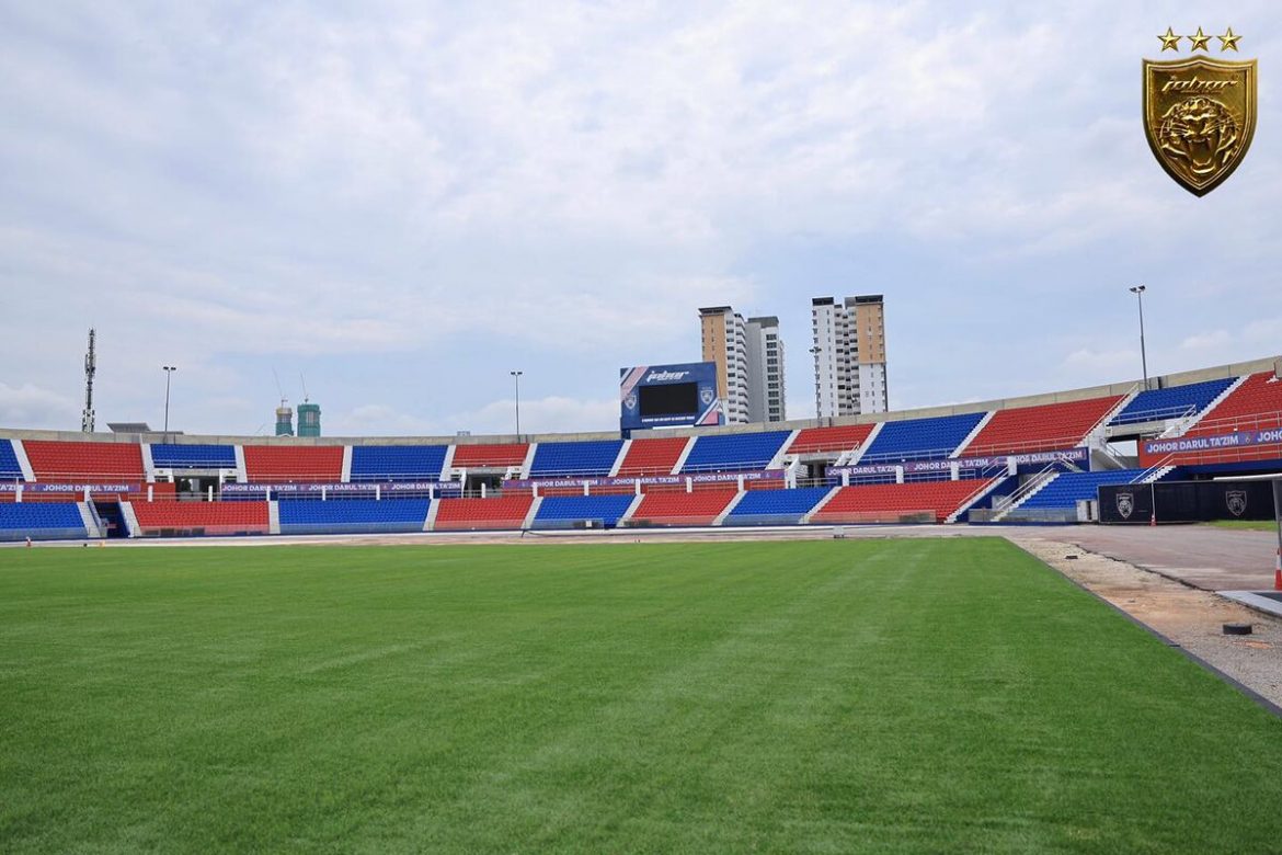 TMJ Lawat Padang Hybrid Pertama Malaysia Di Stadium Larkin | Kool 101