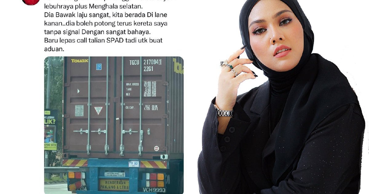 Shila Amzah dakwa pemandu lori memandu secara bahaya | Kool 101