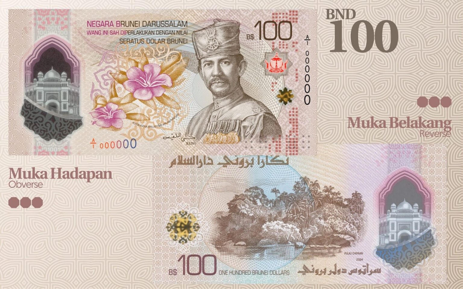 Brunei Ganti Perkataan ‘Ringgit’ Dengan ‘Dolar Brunei’ Pada Wang Kertas ...